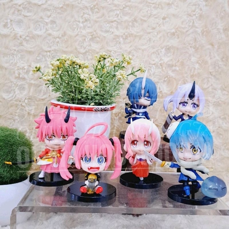 Jual Action Figure Rimuru Tempest Slime Mix Satuan Set Cake Topper Mix ...