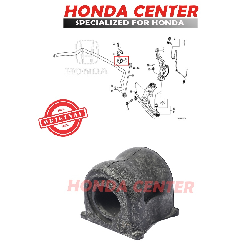 Jual Karet Bushing Stabil Depan Kiri Kanan Mobil Honda Wrv 2023 ...