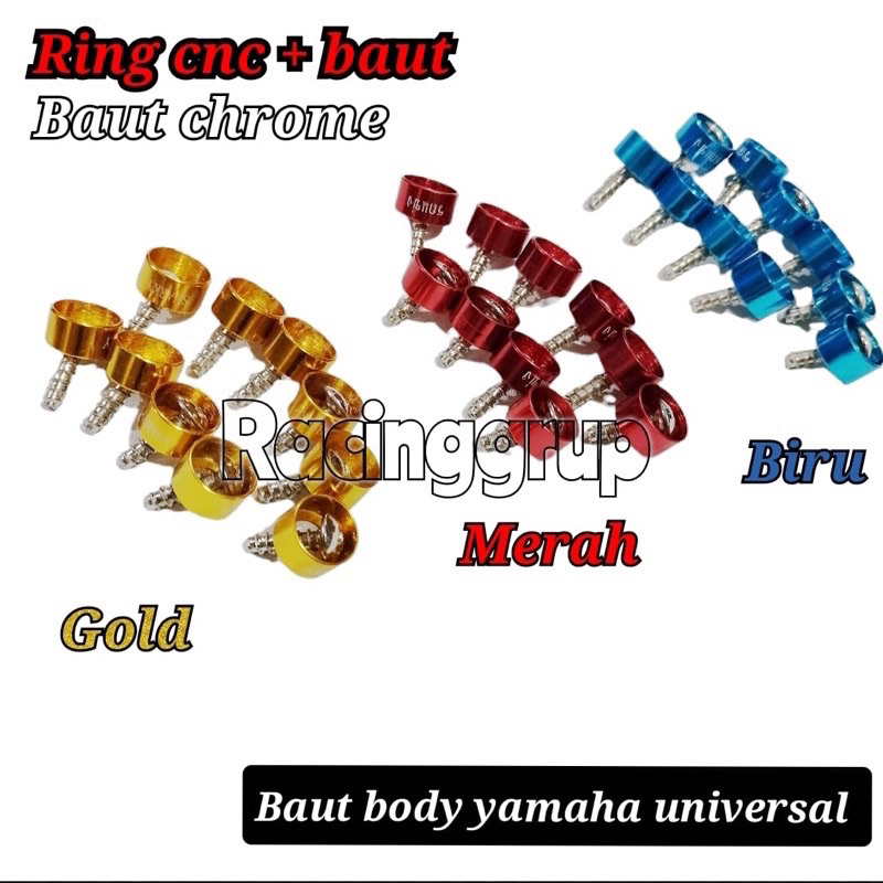 Jual Baut dek/baut cover/baut body ring cnc yamaha 10pcs | Shopee Indonesia