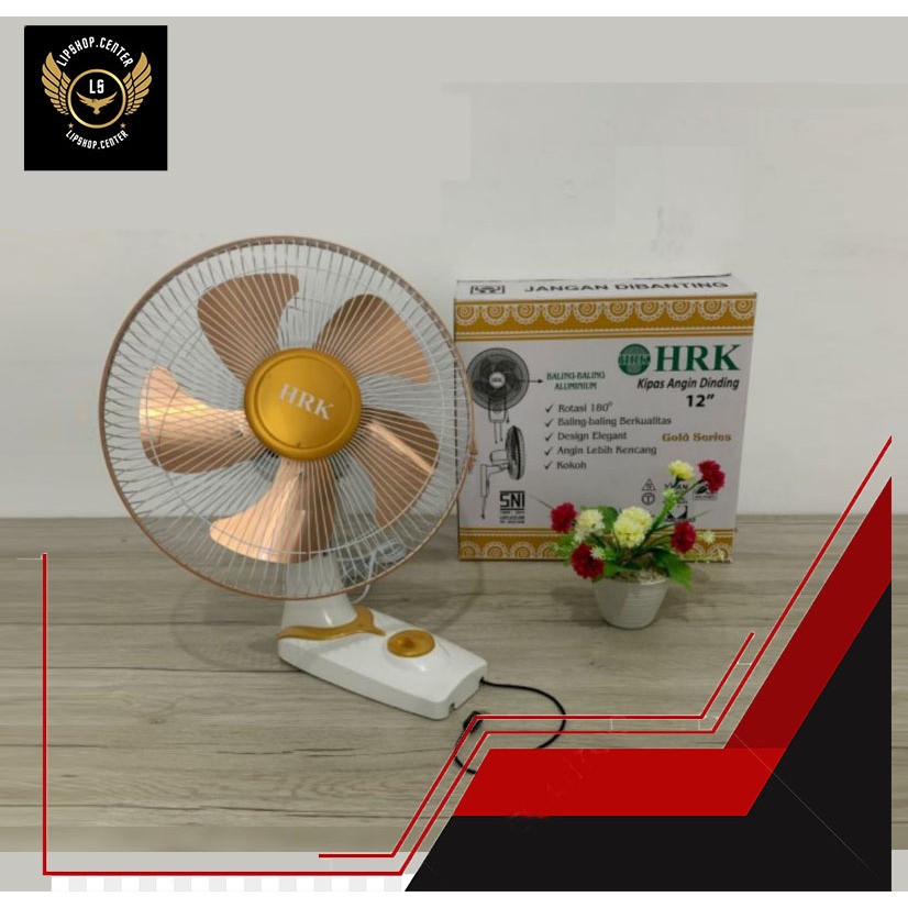 Jual HRK KIPAS ANGIN DINDING 12 INCH BALING BESI / WALL FAN HRK / KIPAS ...