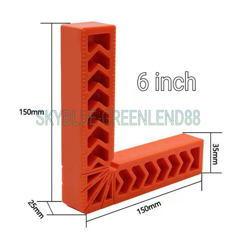 Jual Alat Siku Balok 6 Inch Corner Clamp Penjepit Sudut Kayu 90 Derajat ...