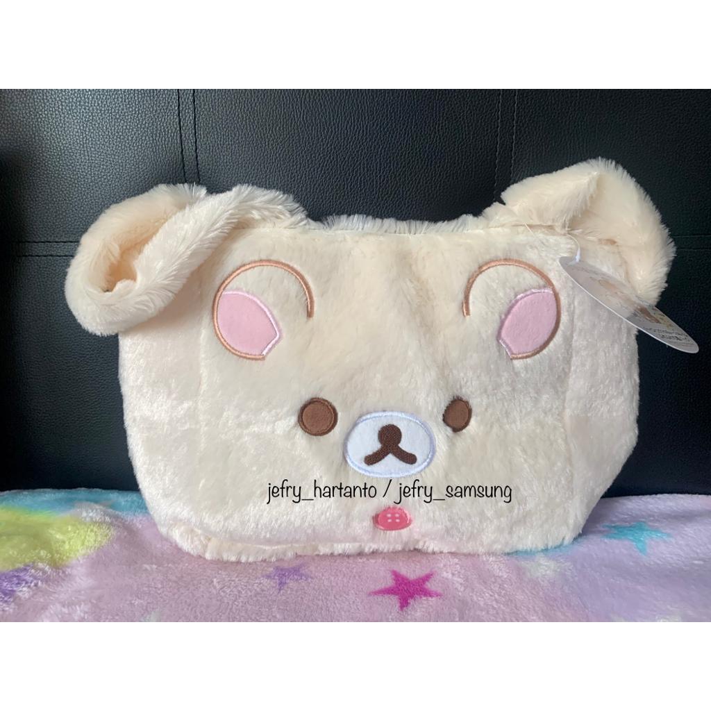Jual Tas Boneka Rilakkuma Korilakkuma Chairokoguma Plush Drawstring Bag ...