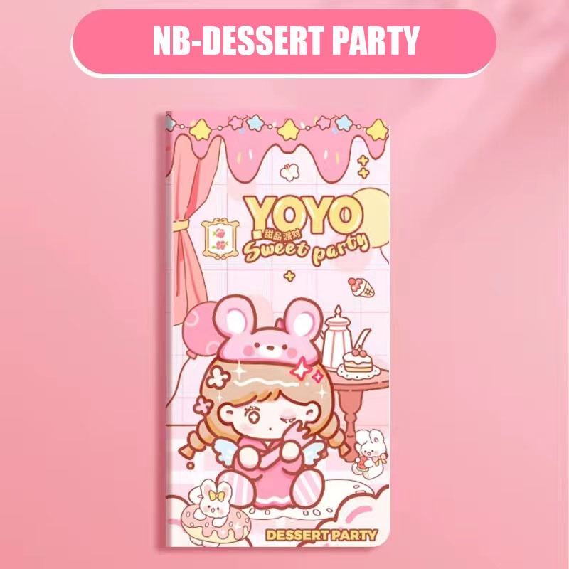 Jual Buku Jurnal Hardcase Notebook Lucu YoYo week Notebook 80 lembar ...