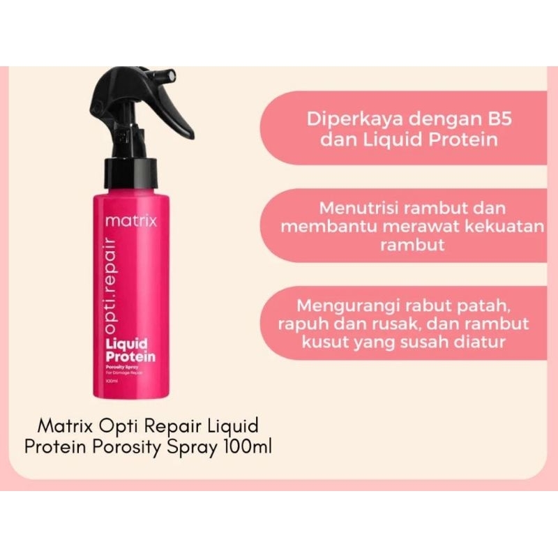 Jual Matrix Opti Repair Liquid Protein - Untuk Rambut Rusak | Shopee ...
