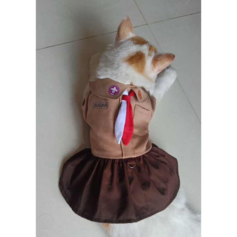 Jual FREE NAMA|Migo Design E07| Edisi Agustus Baju Seragam Pramuka ...