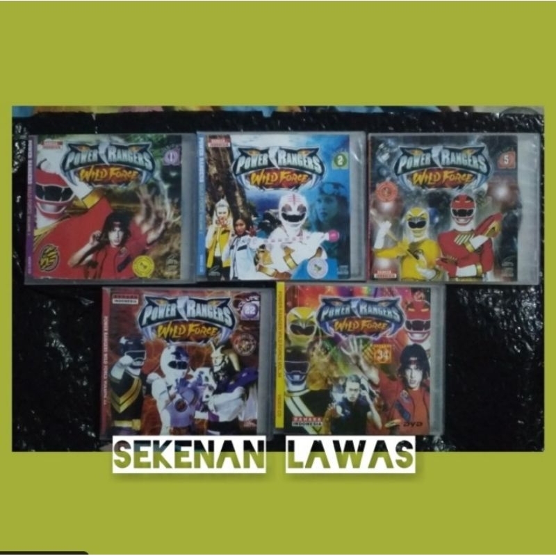 Jual VCD Power Rangers Wild Force /Bootleg /Sepaket /5 Pcs /Teks ...
