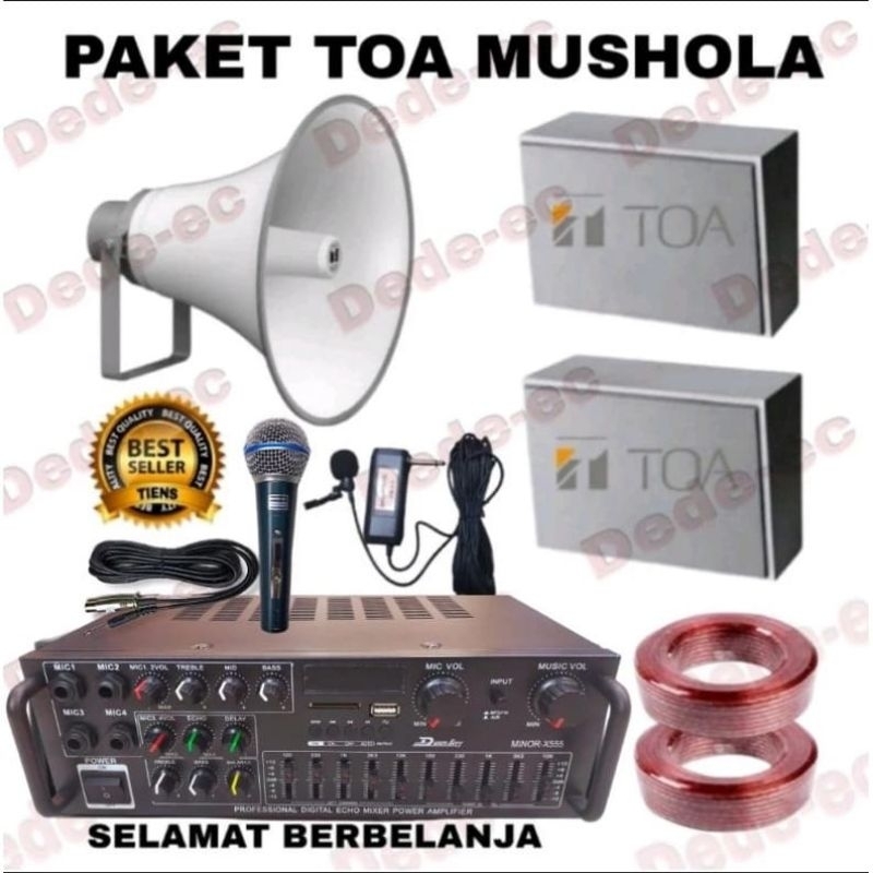 Jual Paket Soud System Toa Masjid Toa Mushola Lengkap | Shopee Indonesia