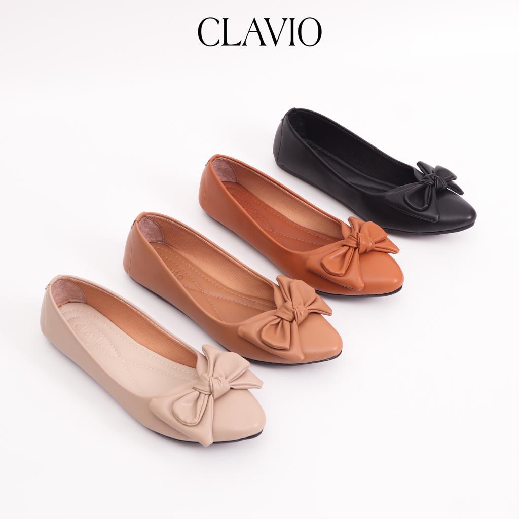 Jual Clavio - Sepatu Flatshoes Wanita Melda Ballerina Flat | Shopee ...