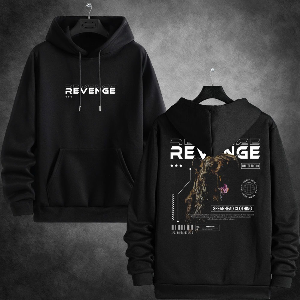 Jual Jaket Sweater Hodie Polos Hitam Ori Pria Terbaru 2024 Kekinian ...