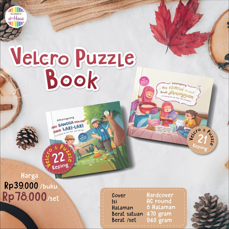Jual VELCRO BOOK EL HANA | Shopee Indonesia