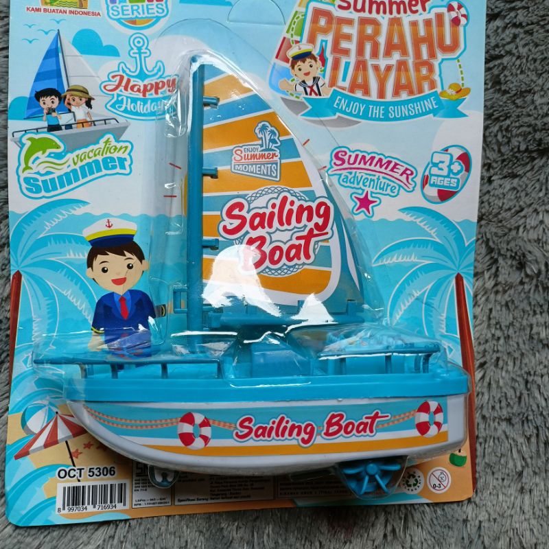 Jual Mainan anak perahu / sailing boot / mainan anak kapal | Shopee ...
