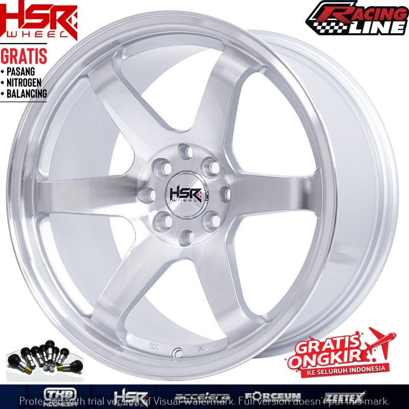 Jual Velg Mobil Racing hSR Model Celong Ring 17 Hsr Tokyo Oshu Lebar 7,5/9 R 17 Velg Hsr Model ...