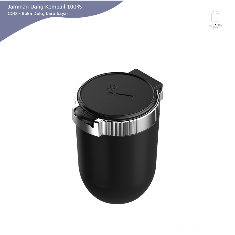 Jual Asbak Rokok Mobil Car Ashtray LED Light Detachable Black | Shopee ...