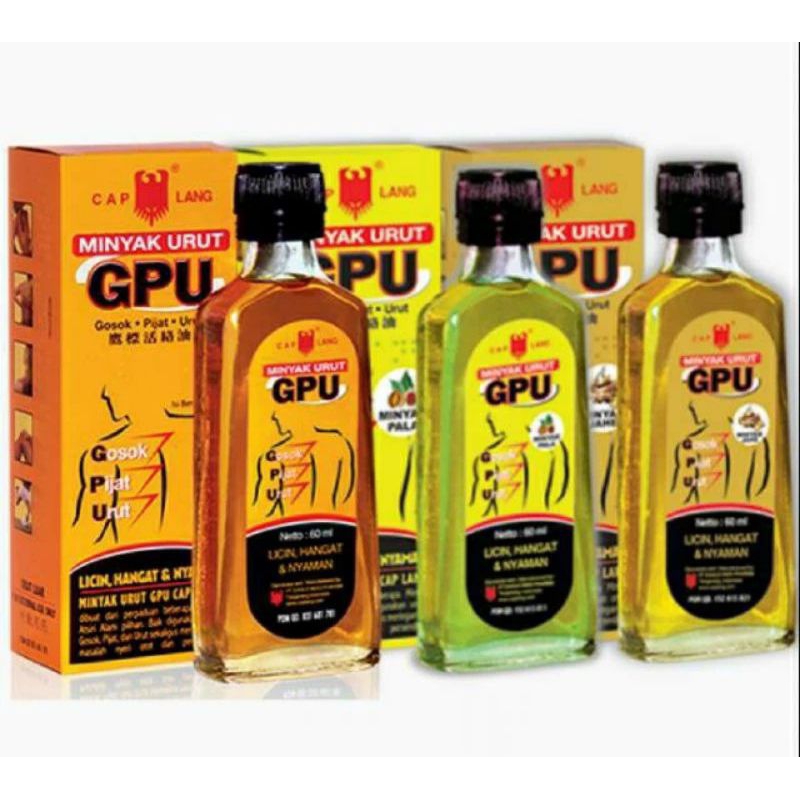 Jual Gpu Minyak Urut Minyak Pijat All Varian 30/60ml-Perawatan Tubuh ...