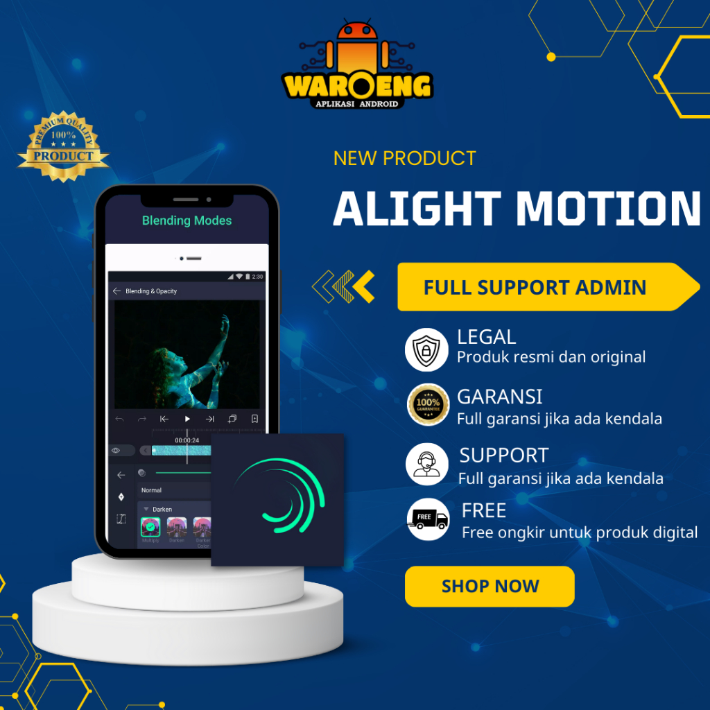 Jual Alight Motion PRO 1 Tahun (IOS & Android) Halal Legal dan Bergaransi | AM 1 TAHUN | AM PRO ...