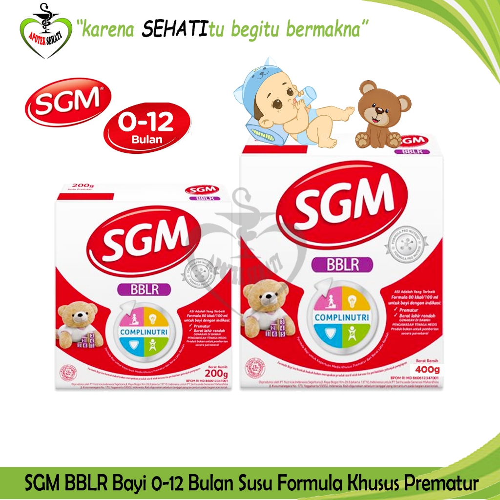 Jual SGM BBLR Bayi 0-12 Bulan Susu Formula Khusus Prematur | Shopee ...