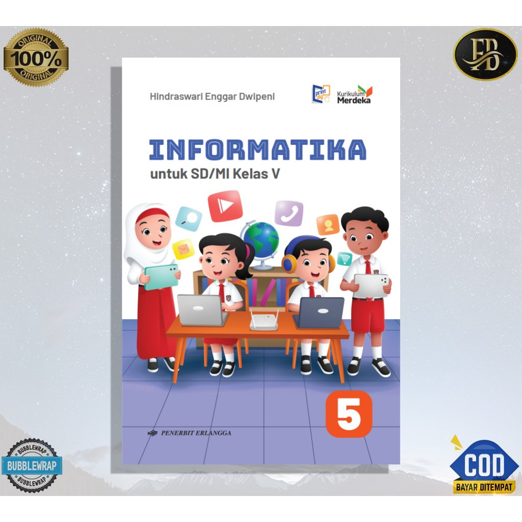 Jual [Penerbit Erlagga] Informatika Kelas 5 Kurikulum merdeka | Shopee ...