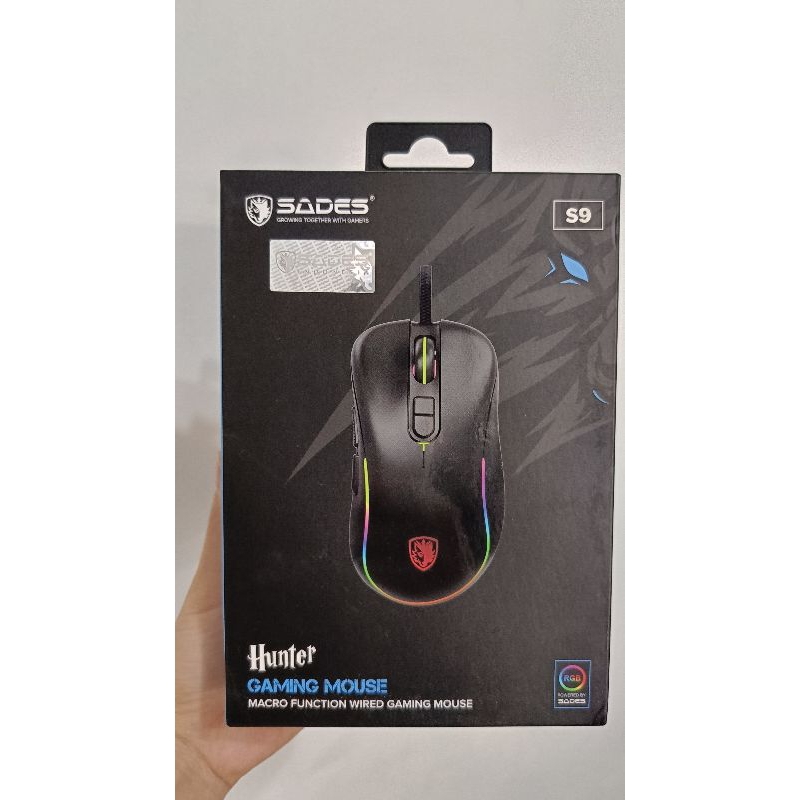 Jual MOUSE GAMING SADES HUNTER S9 RGB | Shopee Indonesia
