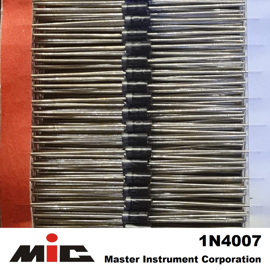 Jual 1N4007 Rectifier Diodes 1A 1KV Dioda Penyearah Renceng IN4007 1N ...