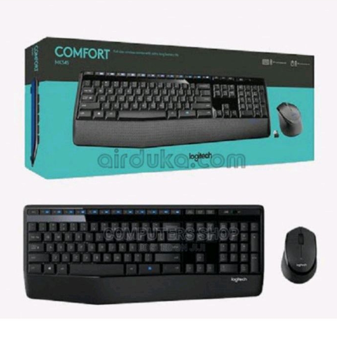 Jual Logitech Wireless Mouse Keyboard MK345 Combo mk345 hitam | Shopee Indonesia