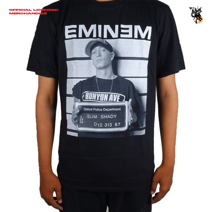 Jual Tshirt Eminem Line Up ORIGINAL MERCHANDISE | Shopee Indonesia