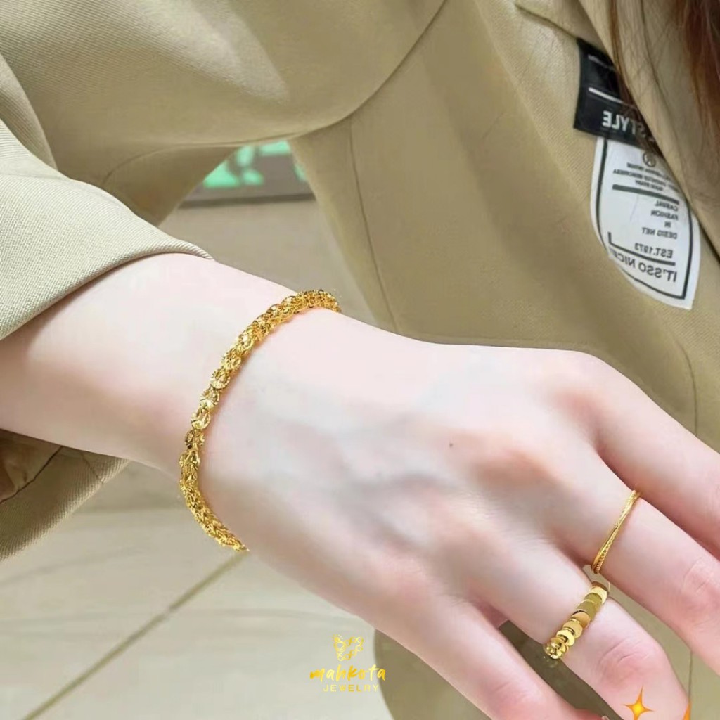 Jual G34 Gelang Tangan Rantai Bahan TITANIUM PREMIUM model melingkar ...