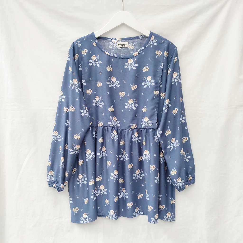 Jual Baju Menyusui Blouse Atasan Hamil Busui Bukaan Samping Kanan Kiri ...