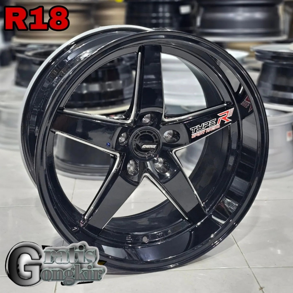 Jual velg Cosmic Type-R ring 18 pcd 5x114,3 velg mobil innova civic ...
