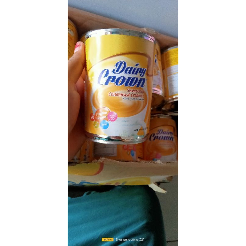 Jual susu kaleng Dairy crown 500 g | Shopee Indonesia
