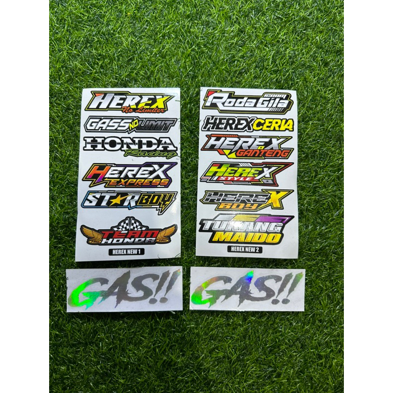 Jual STIKER PACK HEREX NEW ISI 7 pcs | Shopee Indonesia