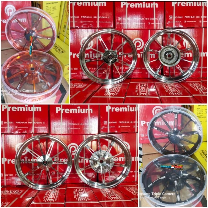 Jual Velg Premium X1R X Mode Palang 10 Ring 14 Matic Yamaha Mio Sporty ...