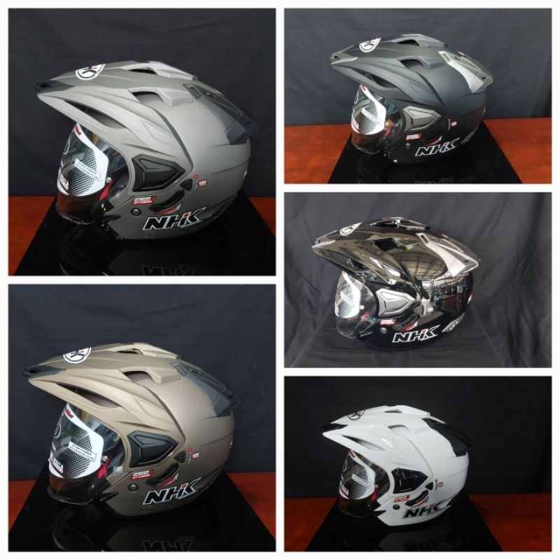 Jual HELM NHK PREDATOR CRYPTON SOLID | Shopee Indonesia