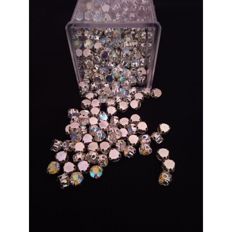 Jual diamond cangkang permata ss20 per 100pcs super murah | Shopee ...