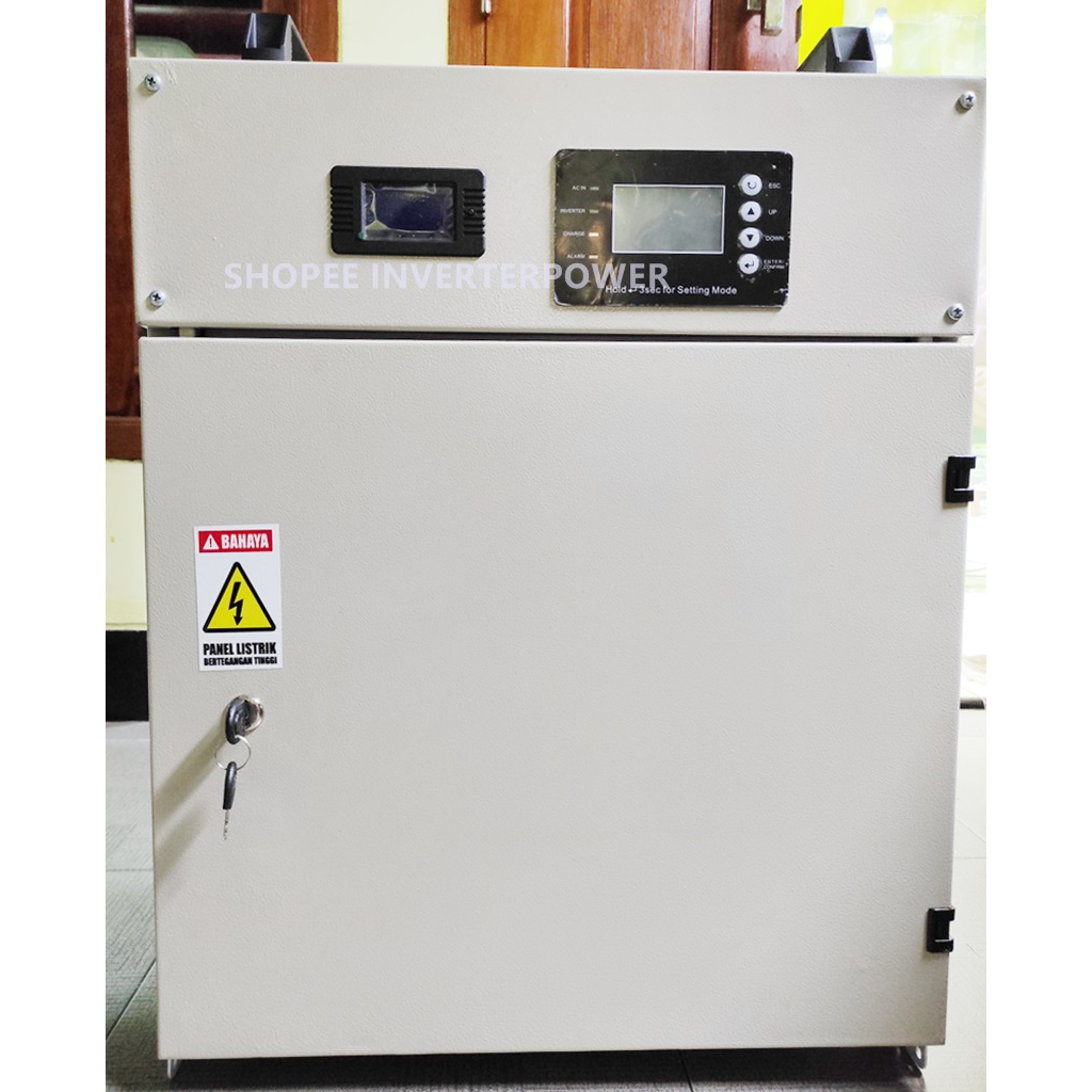 Jual Box panel mode ups inverter 7K5W paket lengkap trafo 7500 W pure ...