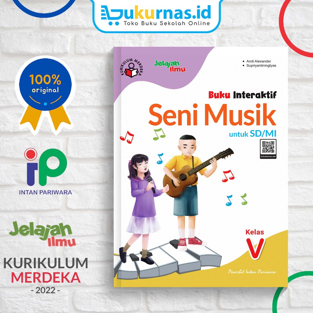 Jual Buku Pendamping(Buku Interaktif) Seni Musik SD/MI kelas 5 K-Merdeka - Intan Pariwara ...