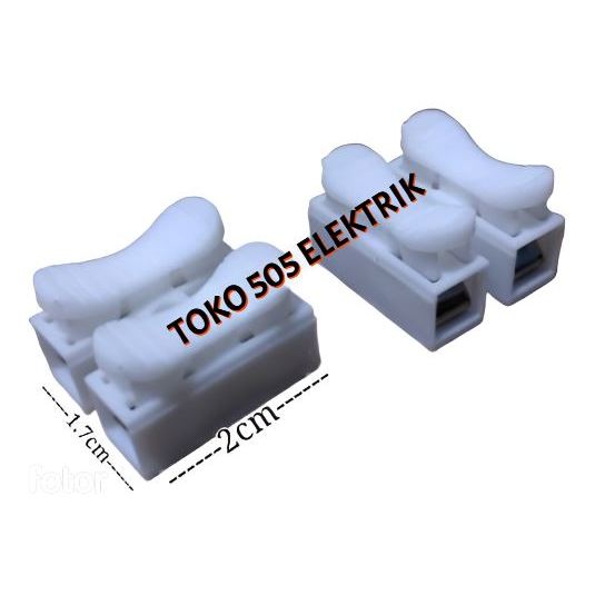 Jual Sambungan Terminal Kabel 2 Pin Model Jepit Besar | Shopee Indonesia