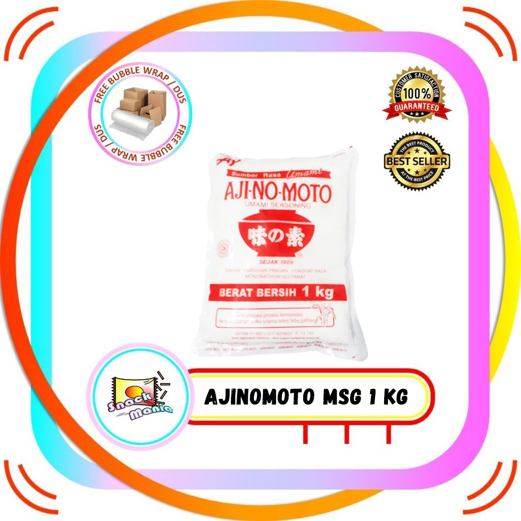 Jual Ajinomoto MSG Micin Bumbu Penyedap Rasa Umami ~ 1 Kg | Shopee ...