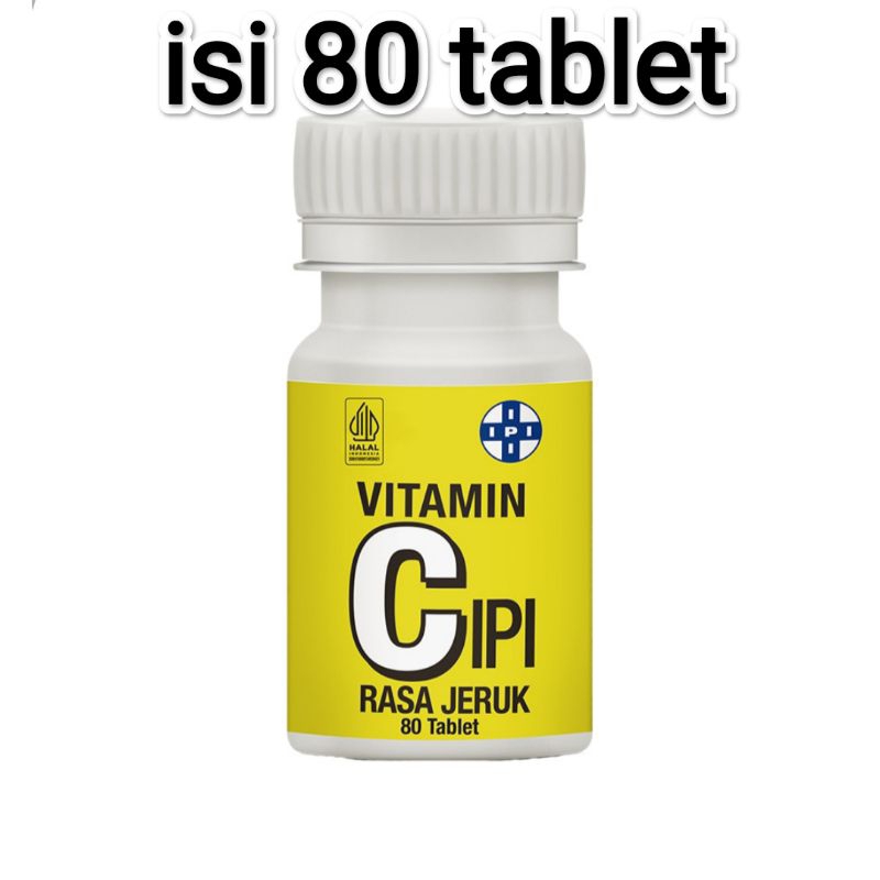 Jual ipi vitamin c vit c 80 s tablet rasa jeruk | Shopee Indonesia