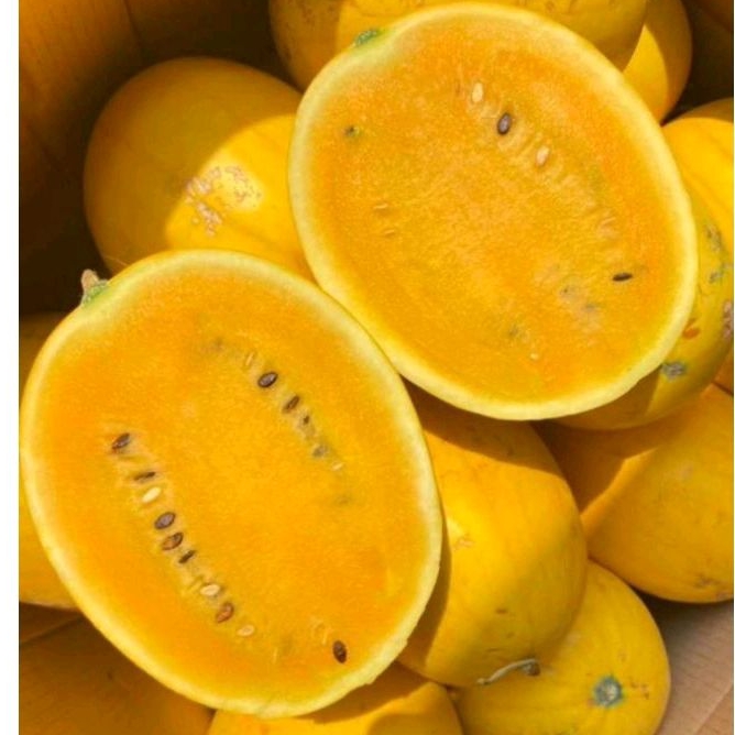 Jual Semangka Golden Kuning Semangka Termanis 1kg | Shopee Indonesia