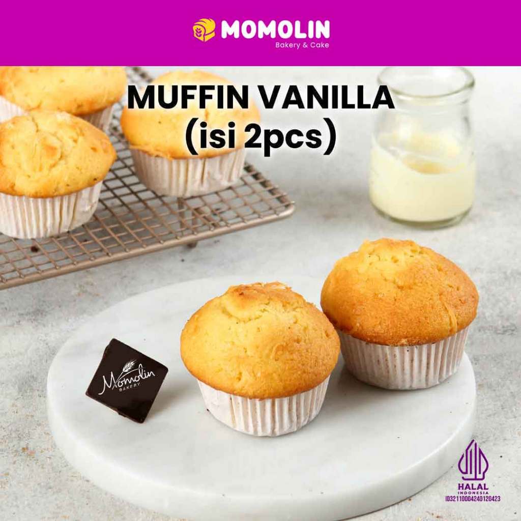 Jual Momolin Bakery Muffin Vanilla Momolin Bakery | Roti Manis | Kue ...
