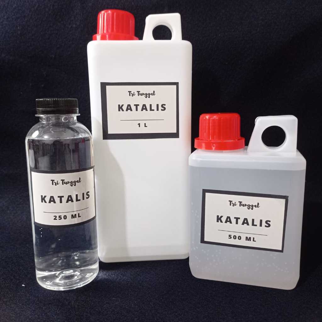 Jual Katalis 250ml Kecil Bening Cair Liquid Pengeras Beku Resin 250 ml Cepat Keras Transparan ...