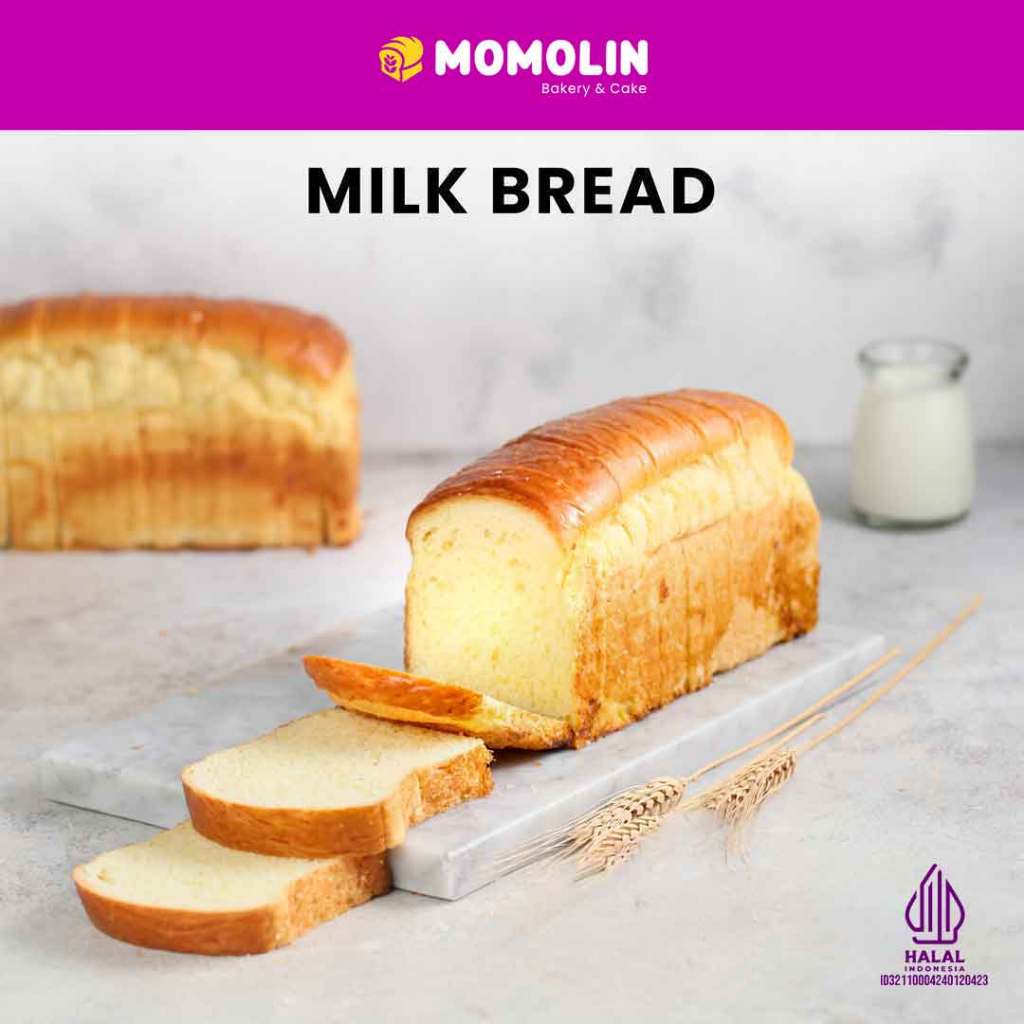 Jual Momolin Bakery Milk Bread PREMIUM Momolin Bakery | roti kasur ...