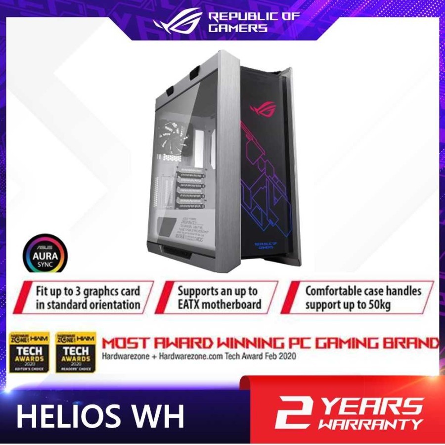Jual Casing ASUS ROG Strix Helios GX601 White Edition - Mid Tower ...