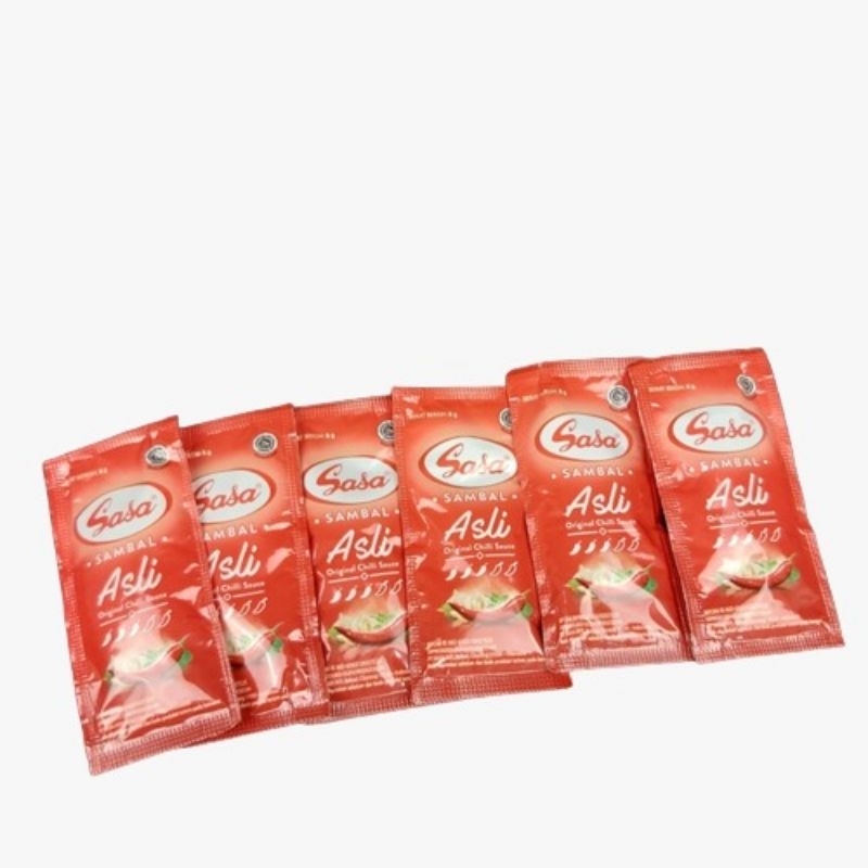 Jual Sasa saus sambal sachet 1pak isi 48 / sasa sambal asli sachet ...
