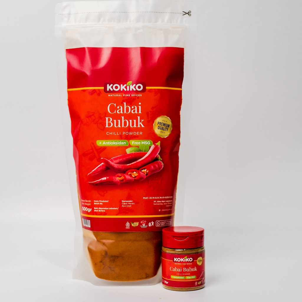 Jual KOKIKO Cabai Bubuk / Chilli Powder 30 Gram - 100 Gram | Shopee ...