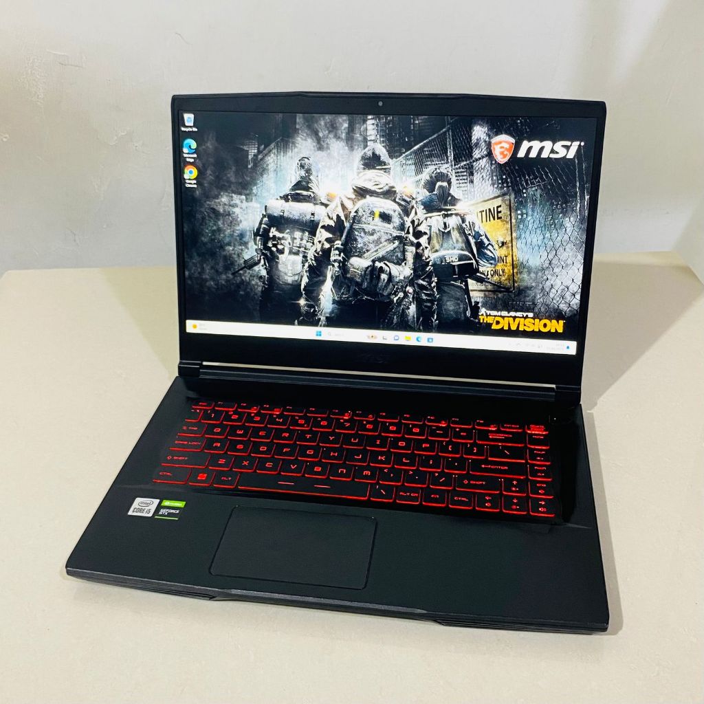 Jual MSI GF63 Thin 10SC kondisi bekas normal siap pakai, sudah ...