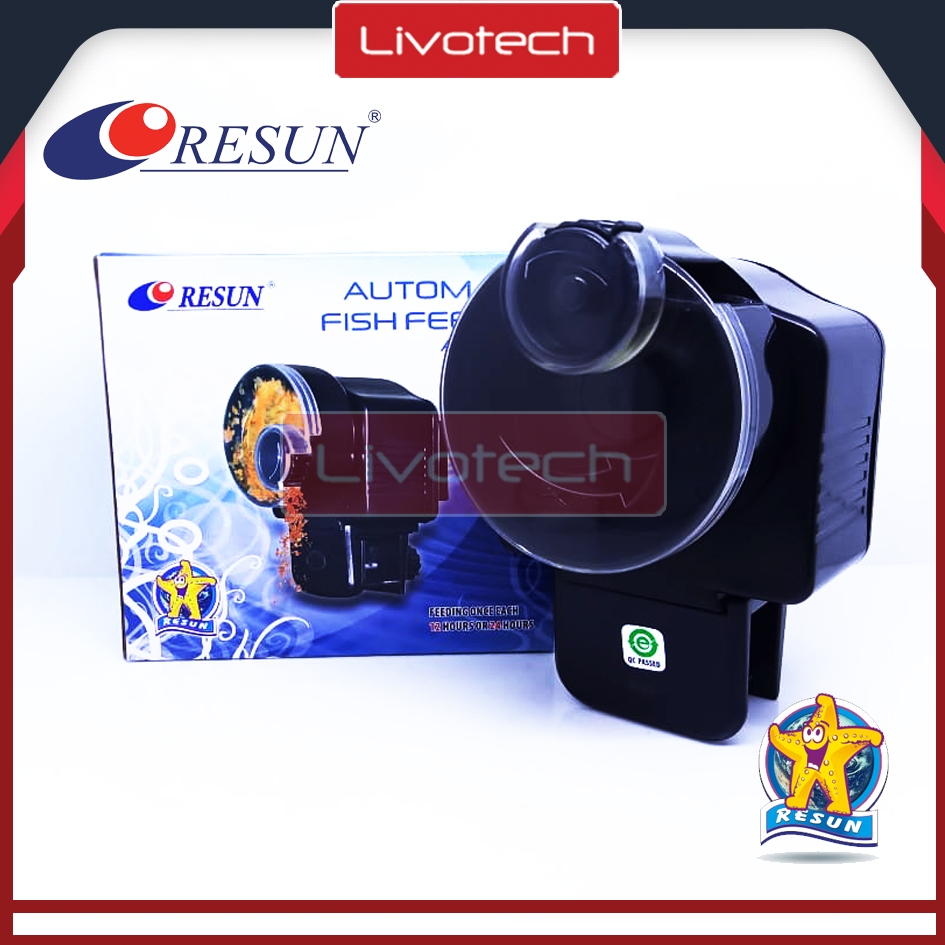 Jual RESUN Auto Fish Feeder AF-2003 Pemberi Makan Ikan Otomatis Merk Resun | Shopee Indonesia
