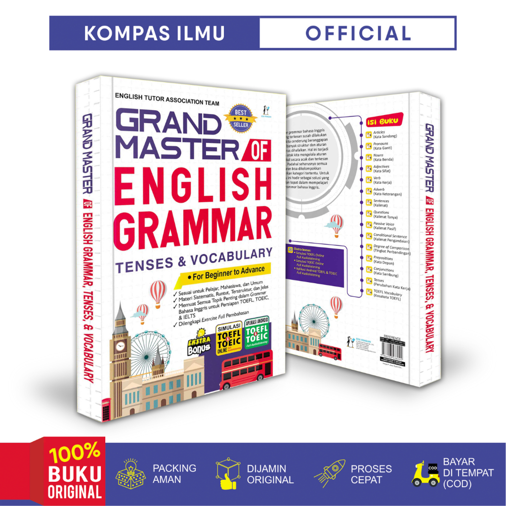 Jual Buku Grammar Terbaru Grand Master Grammar Tenses & Vocabulary ...