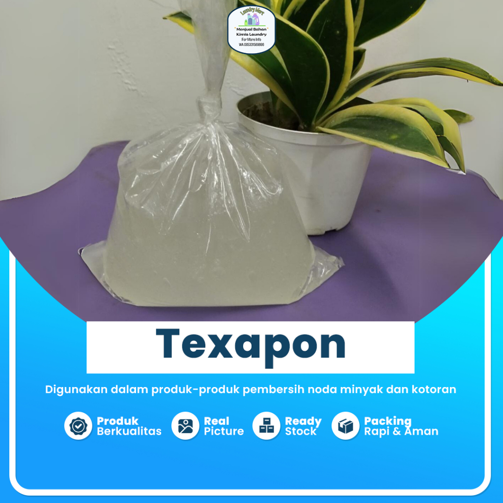 Jual Texapon Repack 1 Kg Bahan Pembuat Sabun Pembersih Lantai Mesin ...