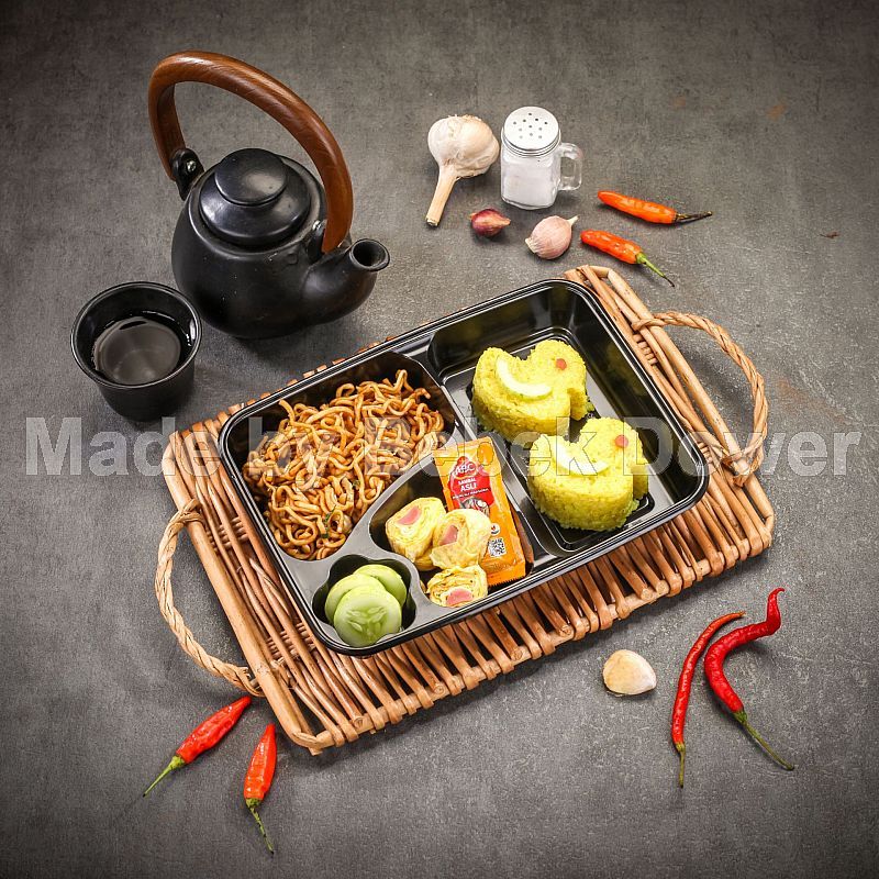 Jual Nasi Box Nasi Bento Nasi kuning karakter Bebek untuk Ulang Tahun ...